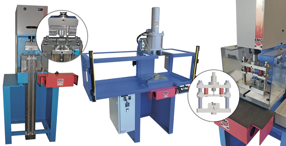 Customized pneumatic presses for specific industries and tooling